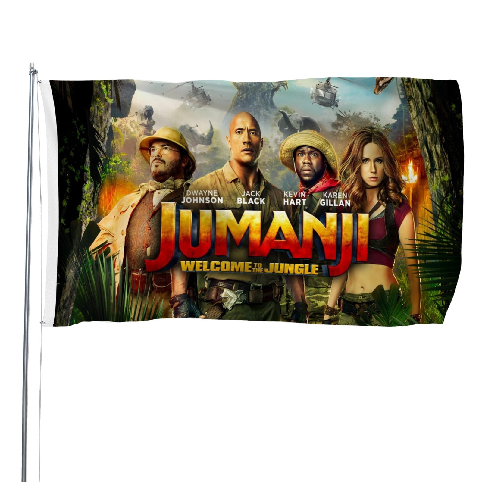 Jumanji-themed Printed Flag Perfect gift for fans, friends, and family ...
