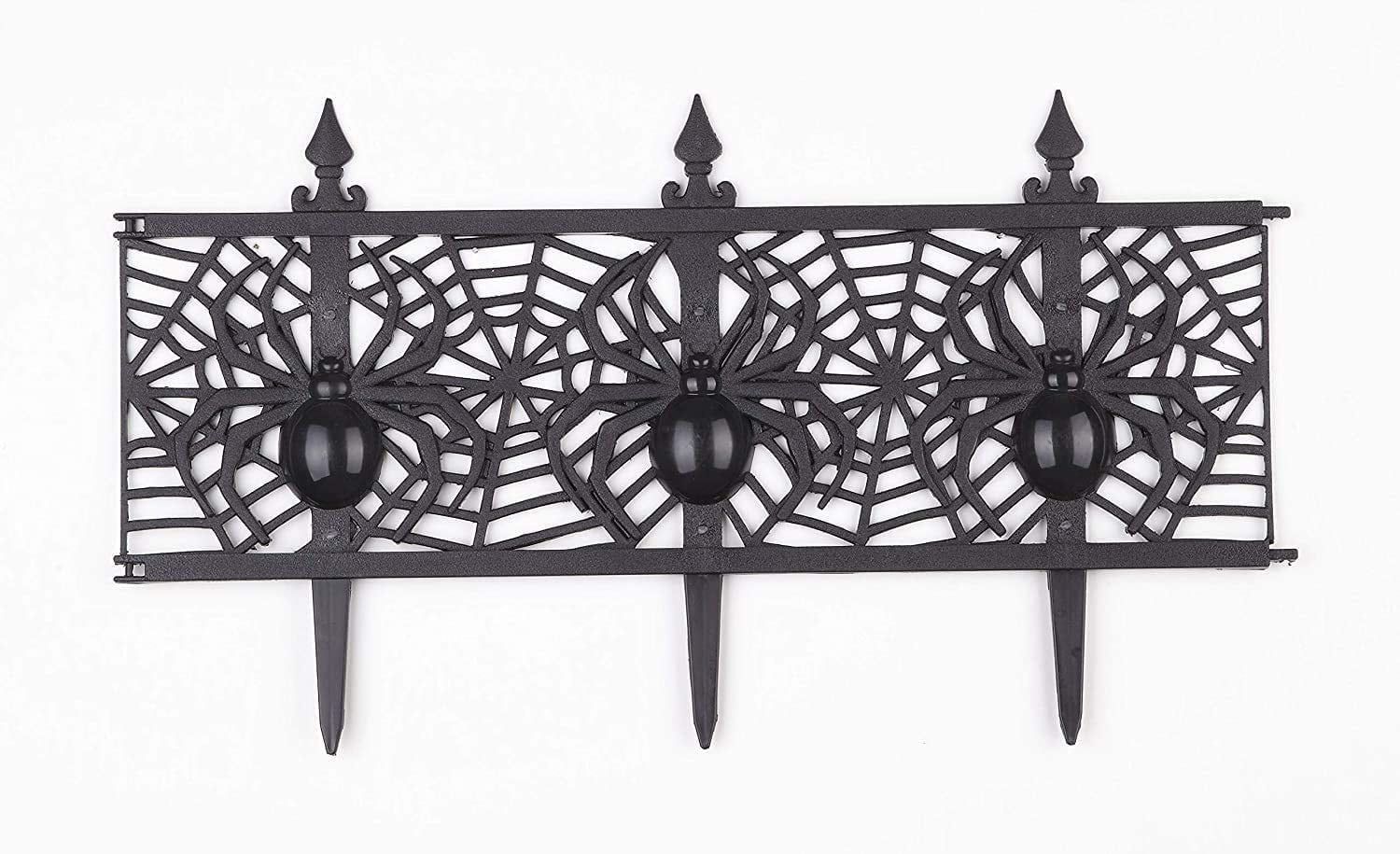 Jumbl Spider-Design Garden Fence for Halloween (8 Panels) - Walmart.com