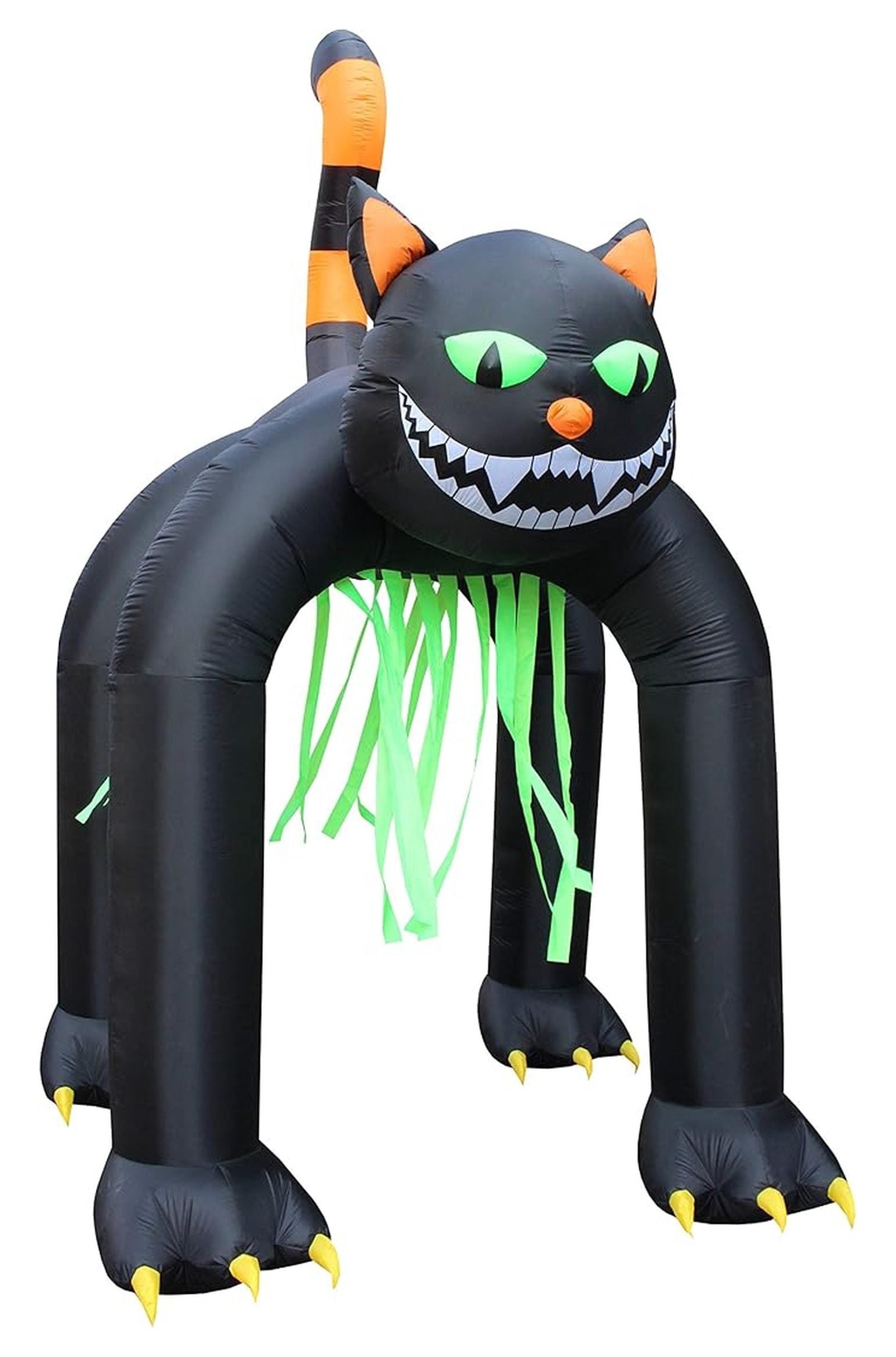 Jumbo 13 Foot Tall Inflatable Black Cat Archway Outdoor Indoor Holiday ...