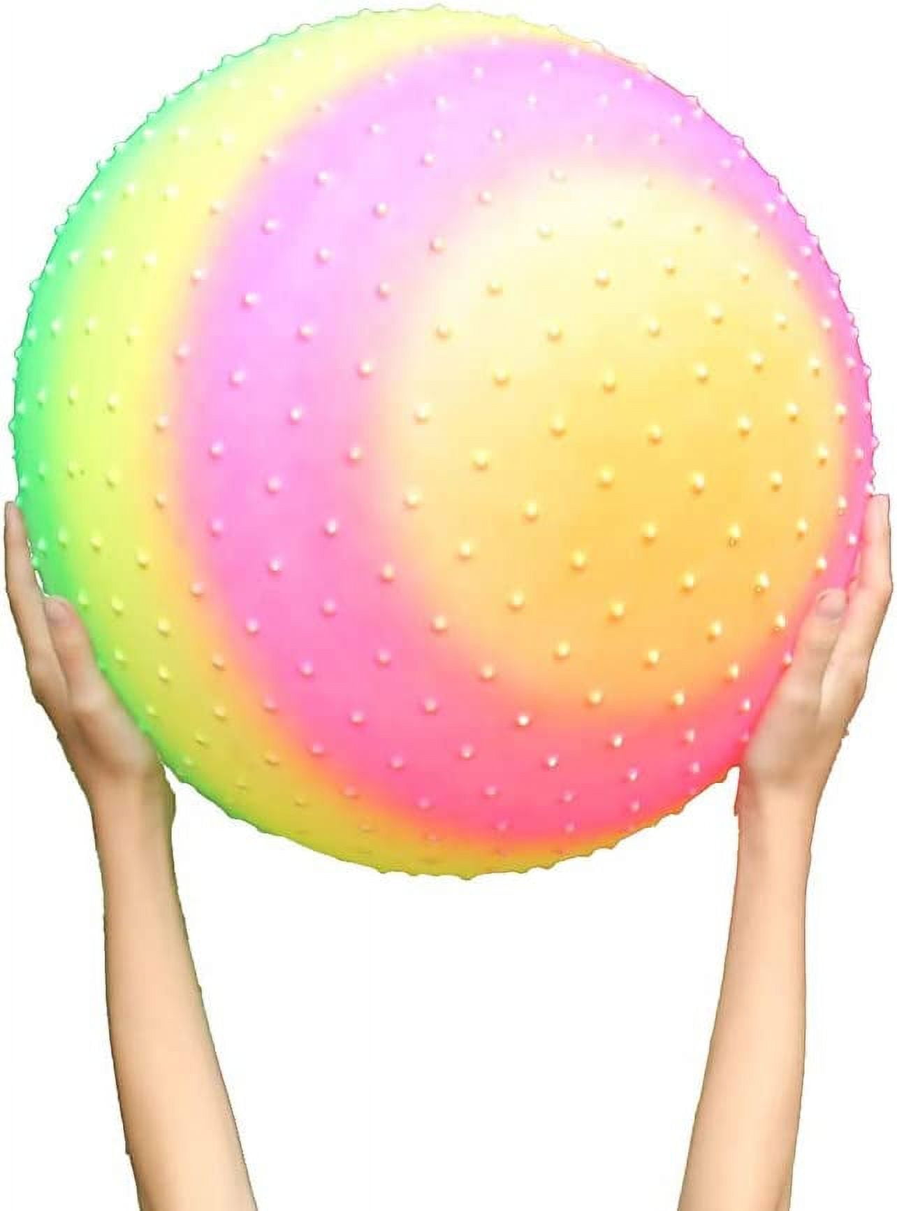 Jumbo 18" Kids Bouncy Inflatable Ball - Indoor Safe, Lightweight ...