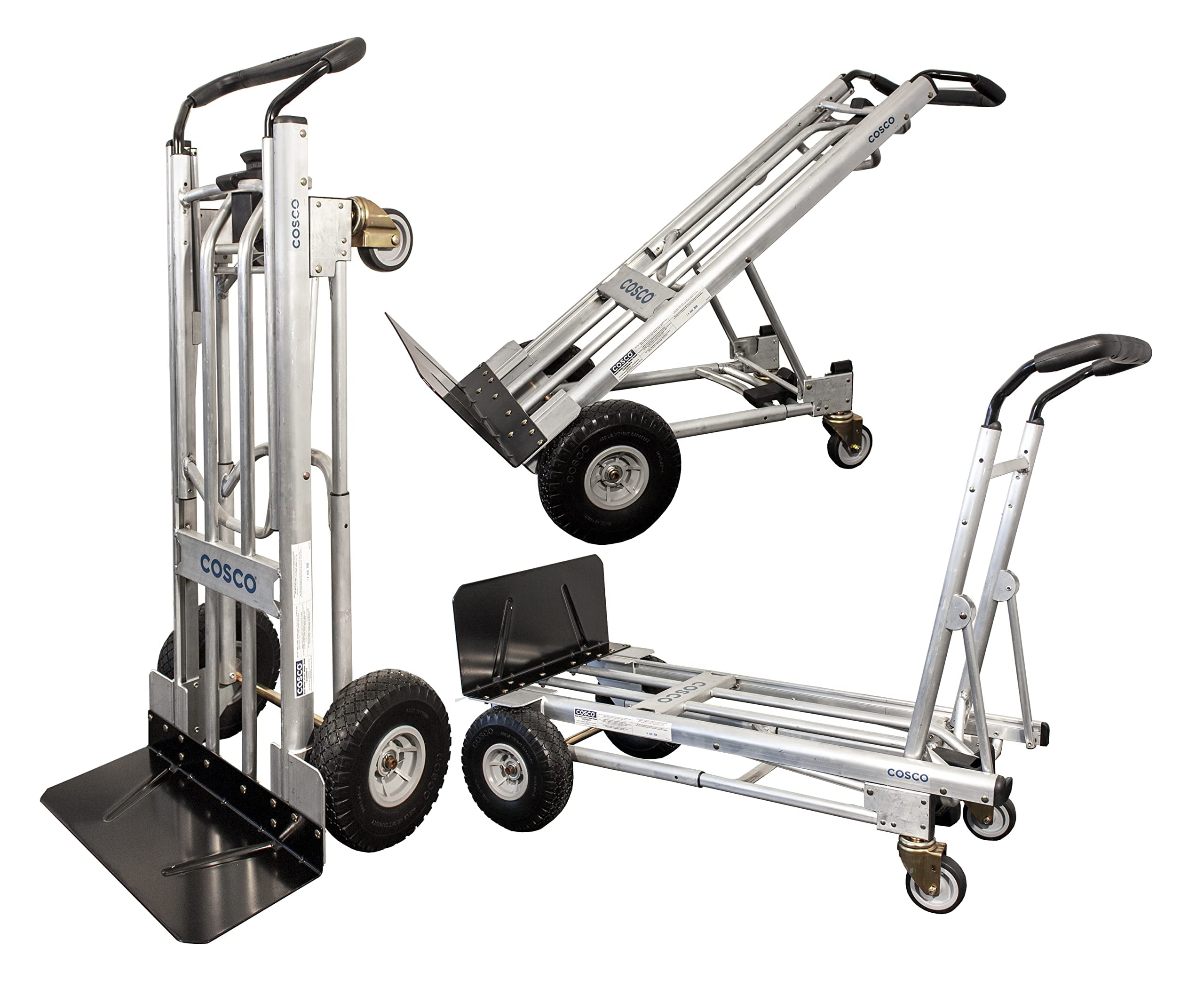 Jumbo 3-in-1 Multi Aluminium Sack Truck up to 450 kg Heavy Duty ...