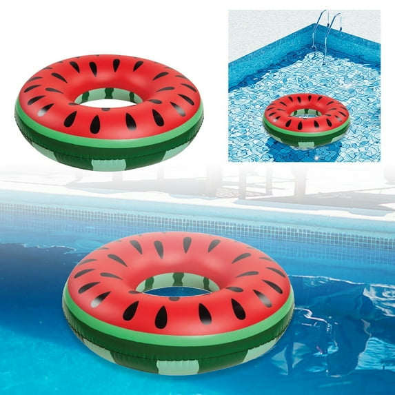 Jumbo 4-Foot Pool Floatie - Oversized Inflatable Tube for Swimming ...