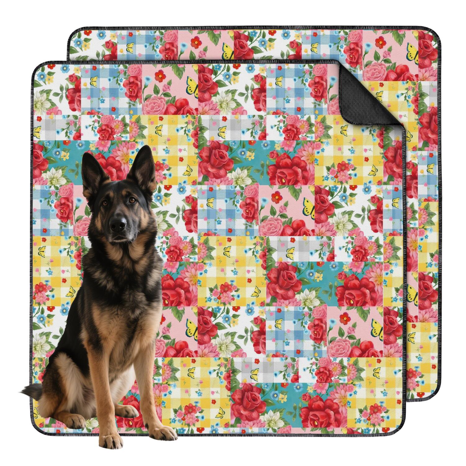 Jumbo 48x48 Inch Reusable Puppy Pads 2-Pack, Super Absorbent Washable ...