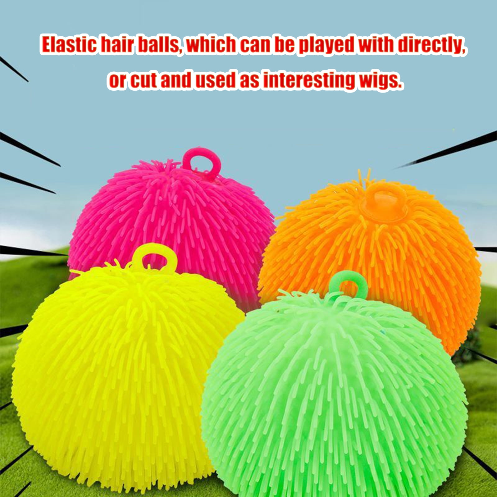 Jumbo 9" Knobby Puffer Sensory Ball - Sensory Fidget and Stress Balls ...