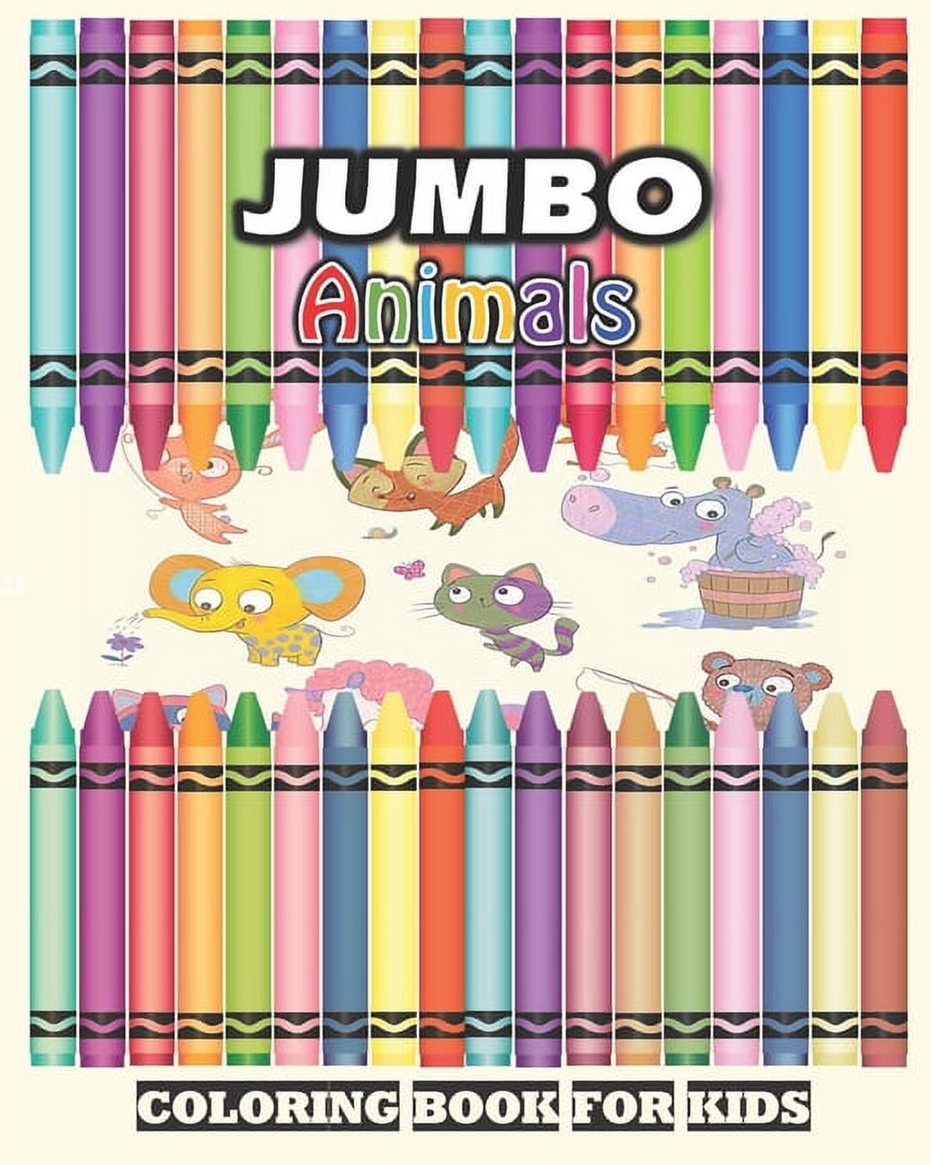 Jumbo Animals Coloring Book For Kids - Walmart.com