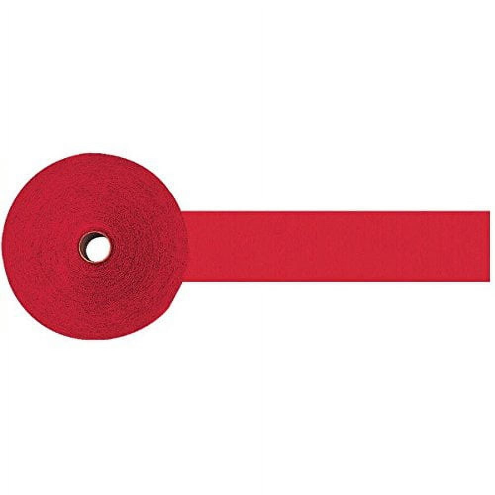 Amscan Jumbo Roll Party Crepe Streamer | Apple Red | 500' | Party Decor ...