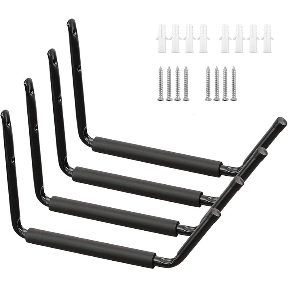 Jumbo Arm Heavy-Duty Kayak Storage Hooks, Space Saving Wall Mounted ...