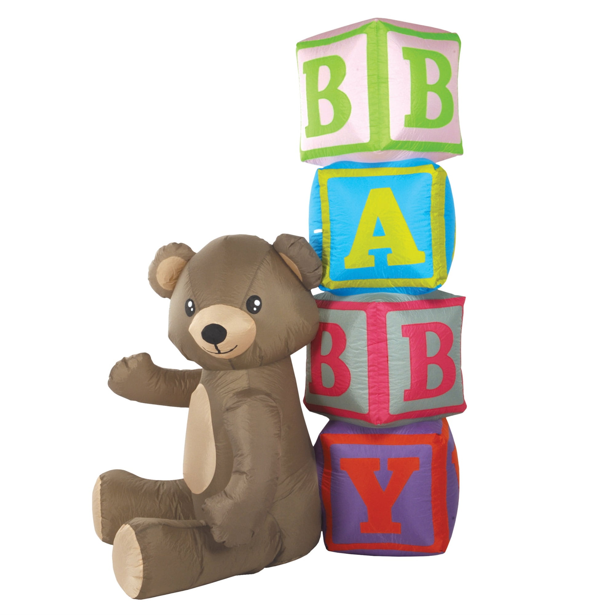 Jumbo Bear & Blocks Inflatable - Walmart.com