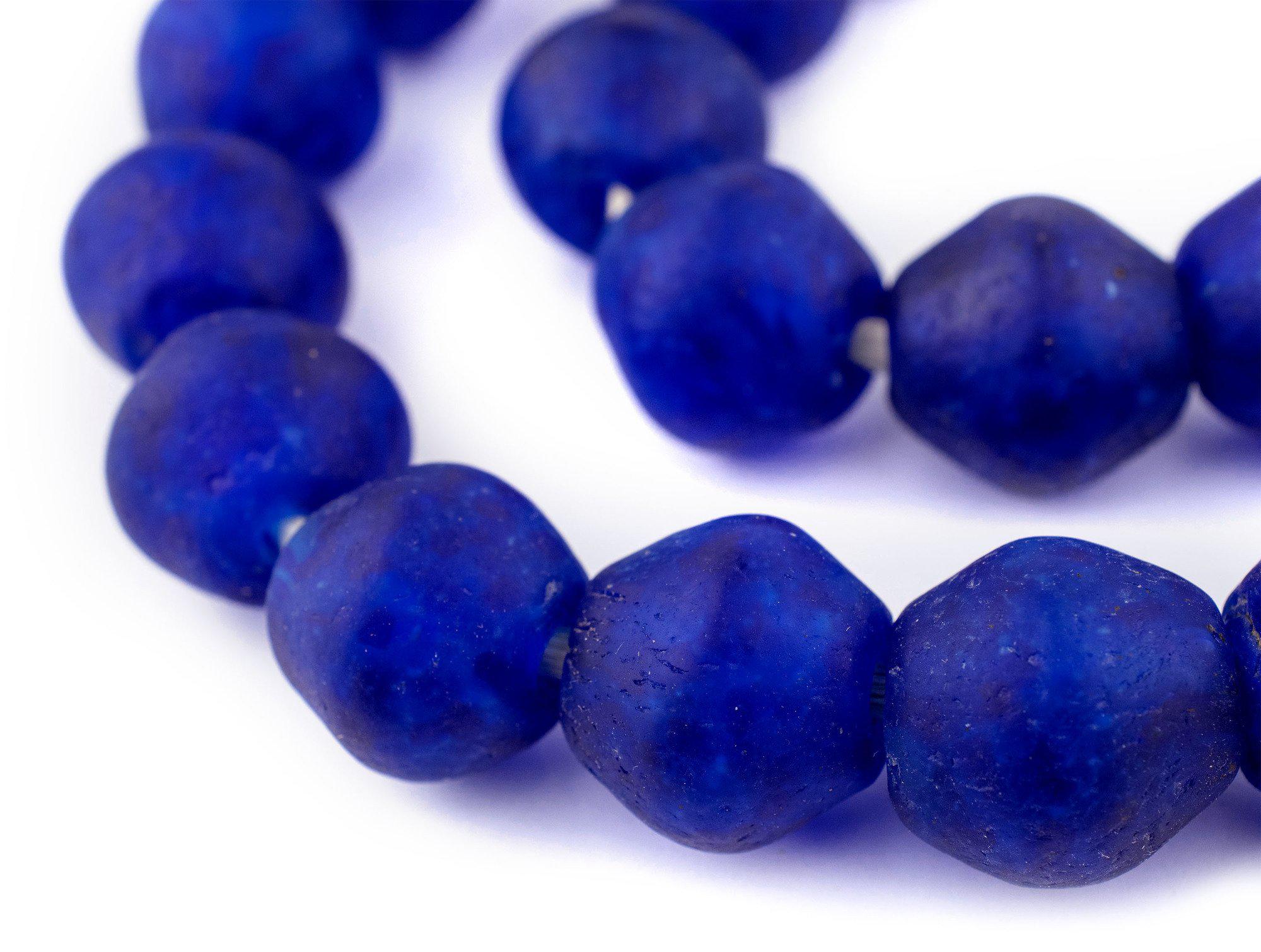 Jumbo Bicone Recycled Glass Beads - Beaded Wall Hangings - Extra Large ...