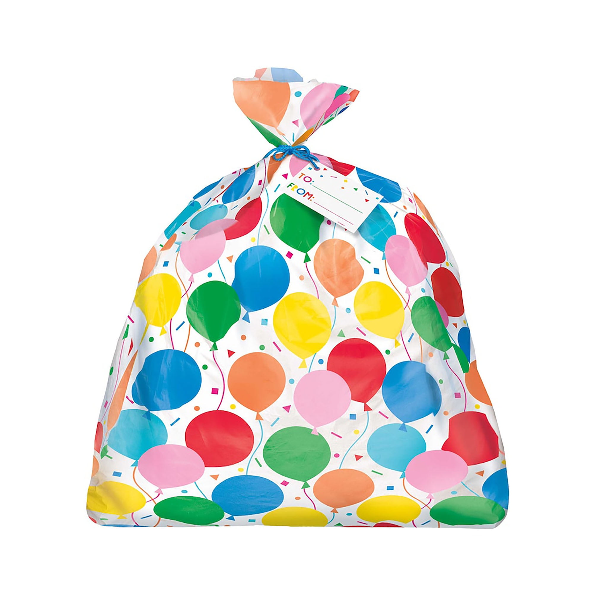 Party Expo Jumbo Birthday Gift Bag, Plastic Balloon Print, Durable and ...