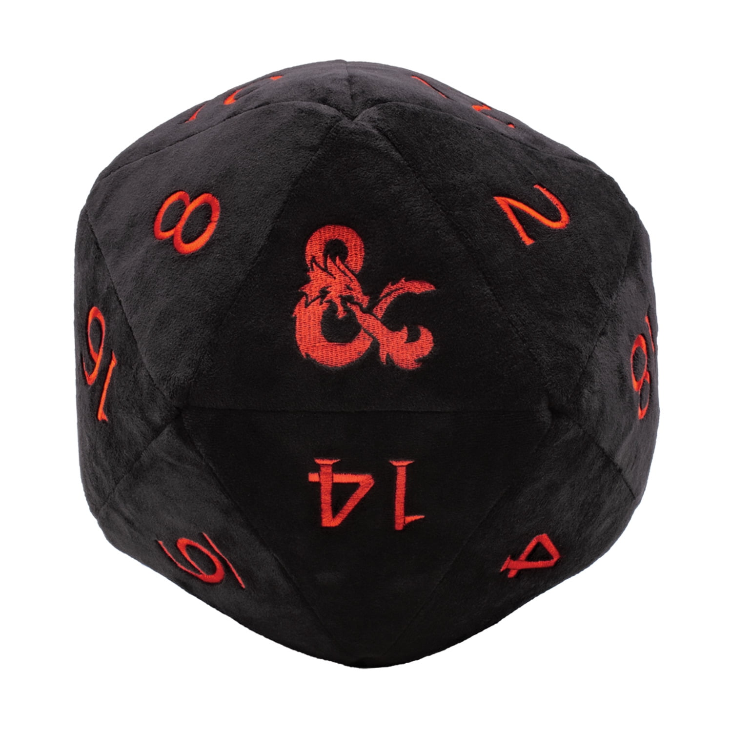Jumbo Black D20 Novelty Dice Plush for Dungeons Dragons - Walmart.com