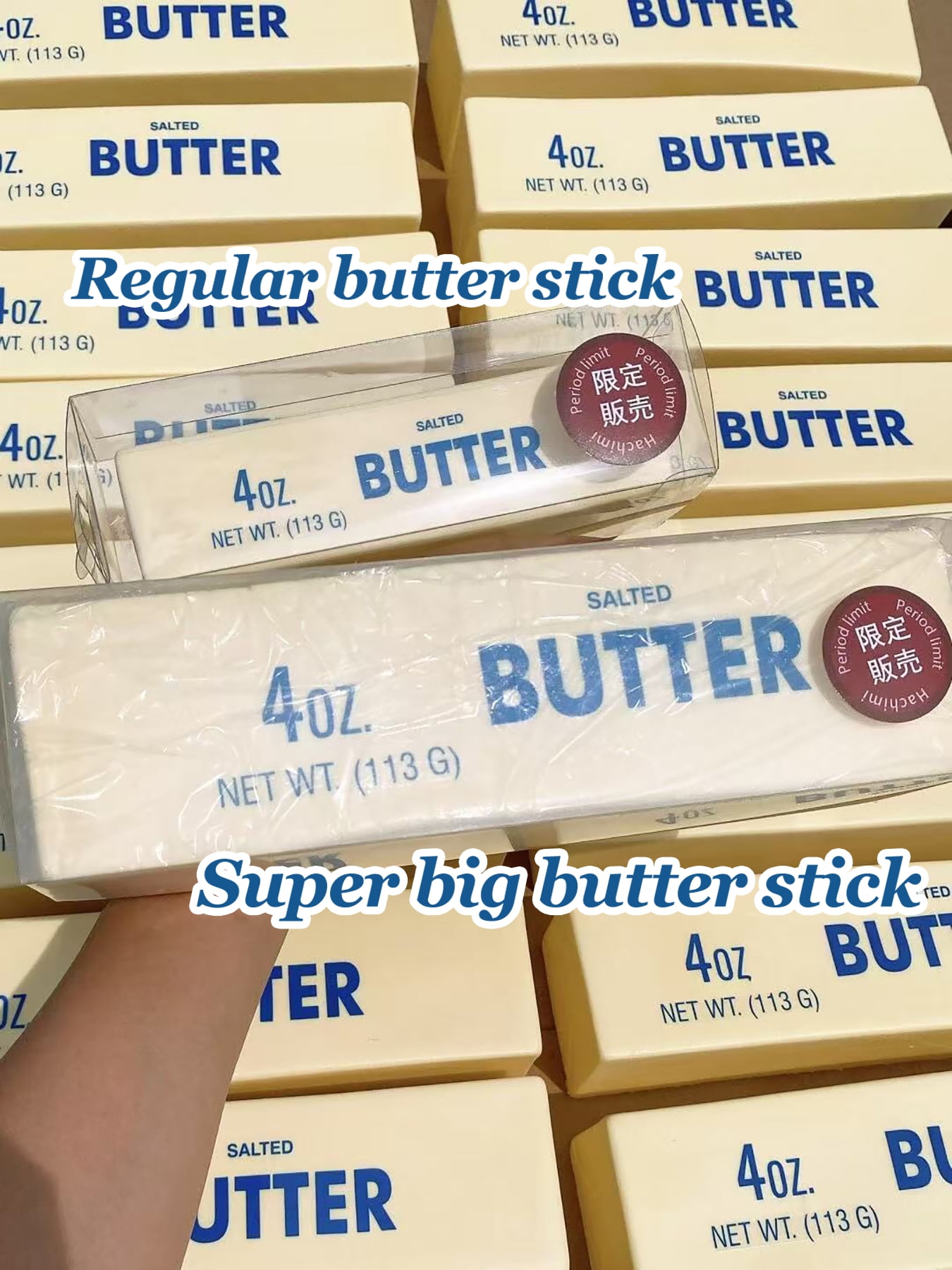 Jumbo Butter Stick Squishy - Ultra Soft & Moist Fidget Toy for Stress ...
