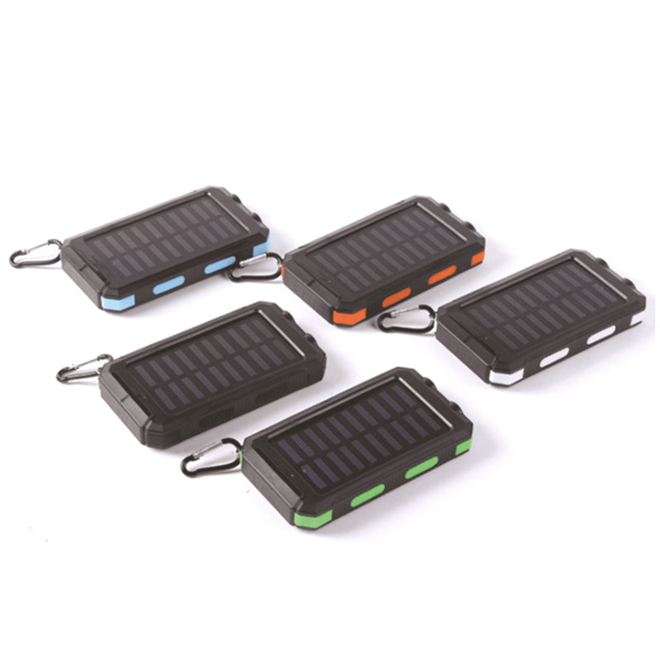 Jumbo Capacity 20,000 mAh Waterproof Solar Power Bank[ Black ...