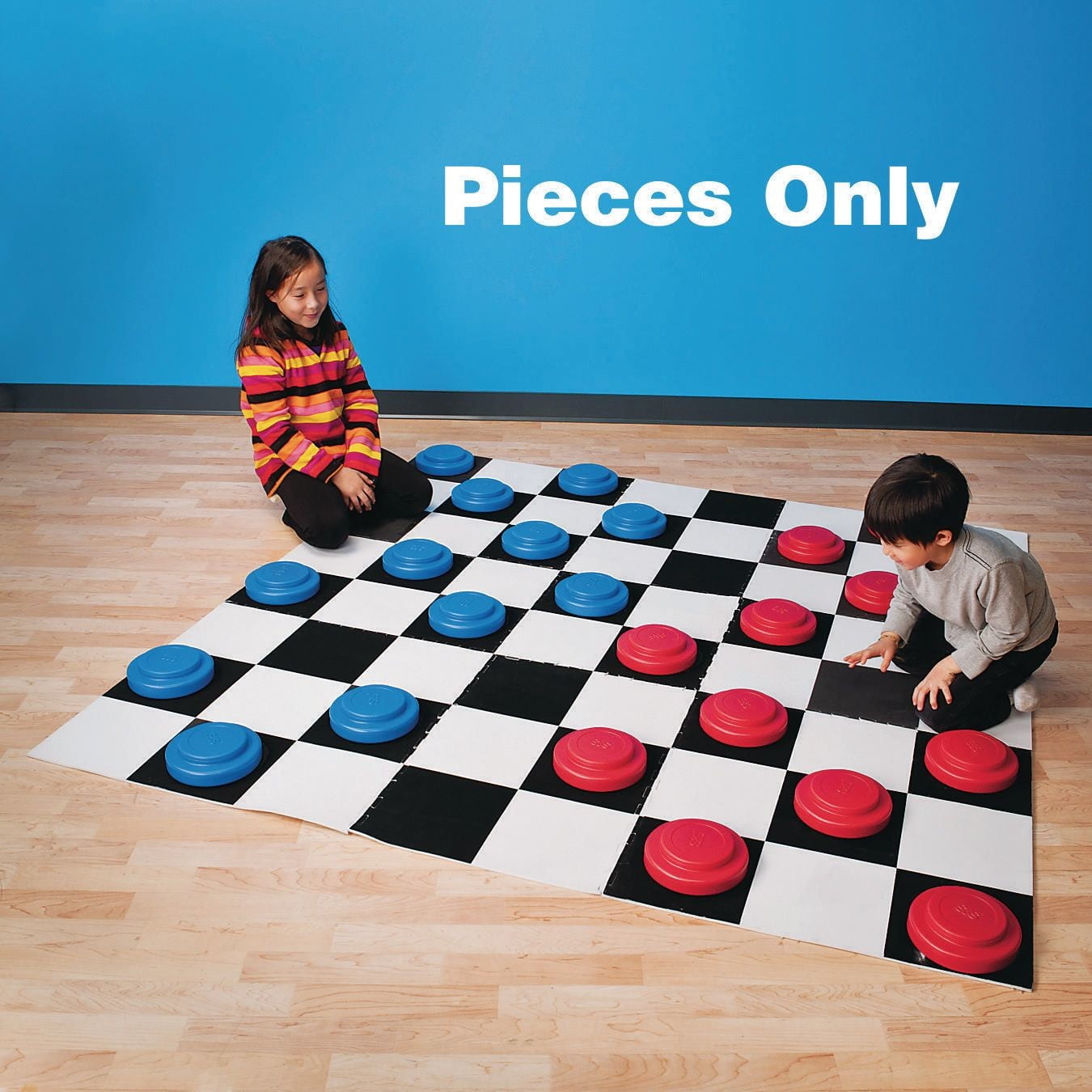 Jumbo Checker Pieces (Pack of 24) - Walmart.com