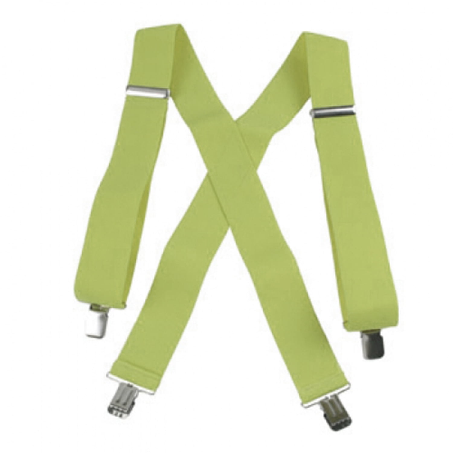 Jumbo Clip Suspenders - Canary Yellow (2") - Walmart.com