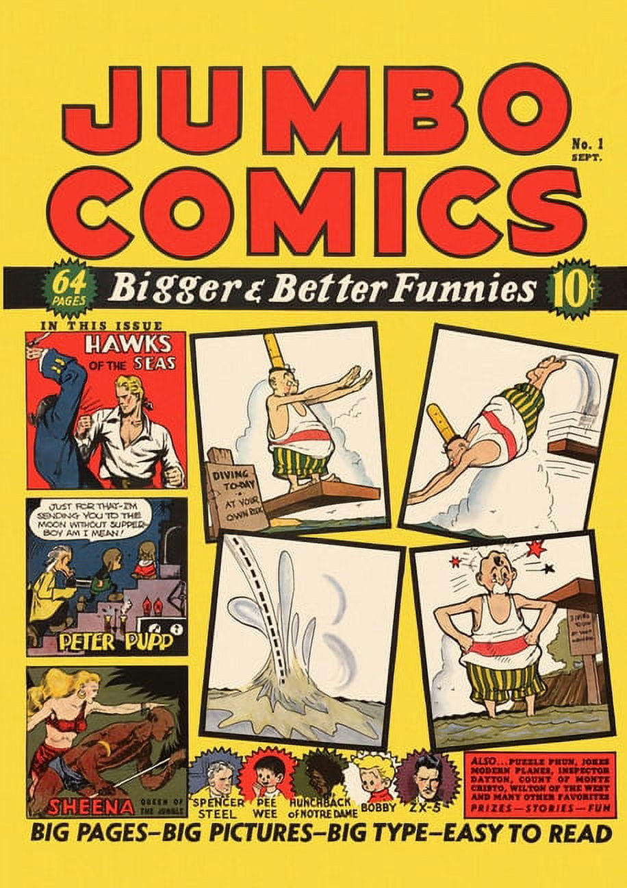 Jumbo Comics #1, September 1938, (Paperback) - Walmart.com