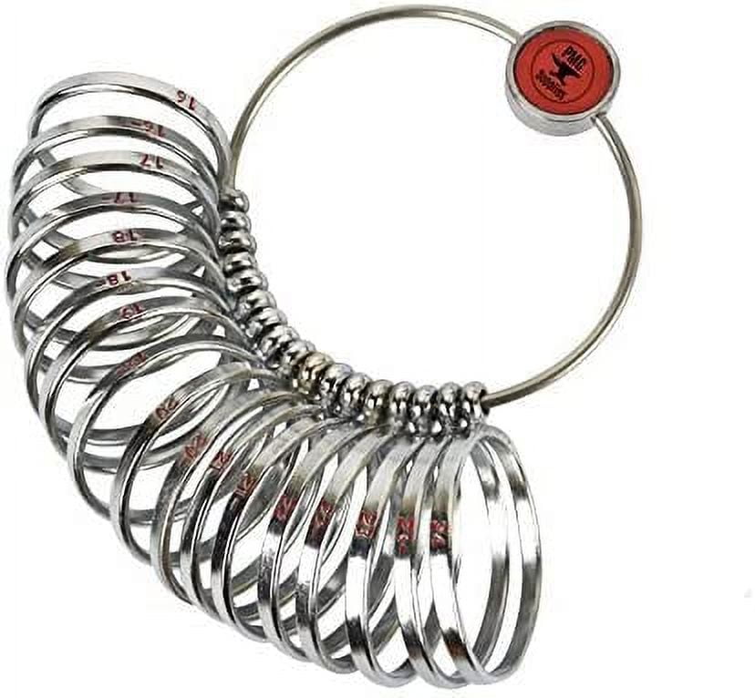 Jumbo Finger Gauge Ring Sizer w/Sizes 16-24 and Half Sizes Measuring ...