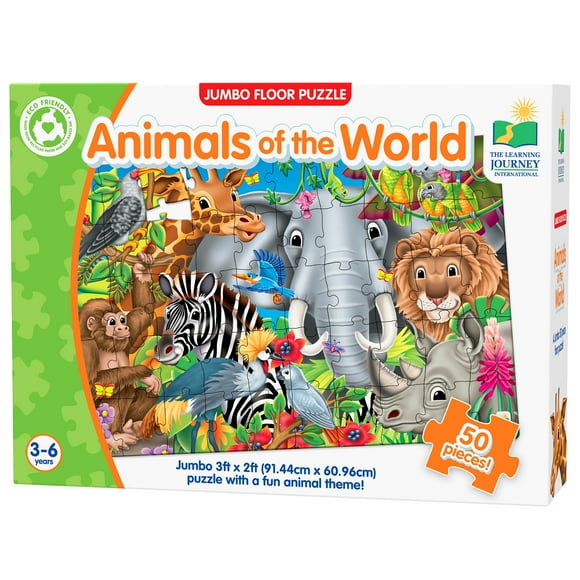 Large Floor Puzzles for Kids with Dinosaur and Animal Designs