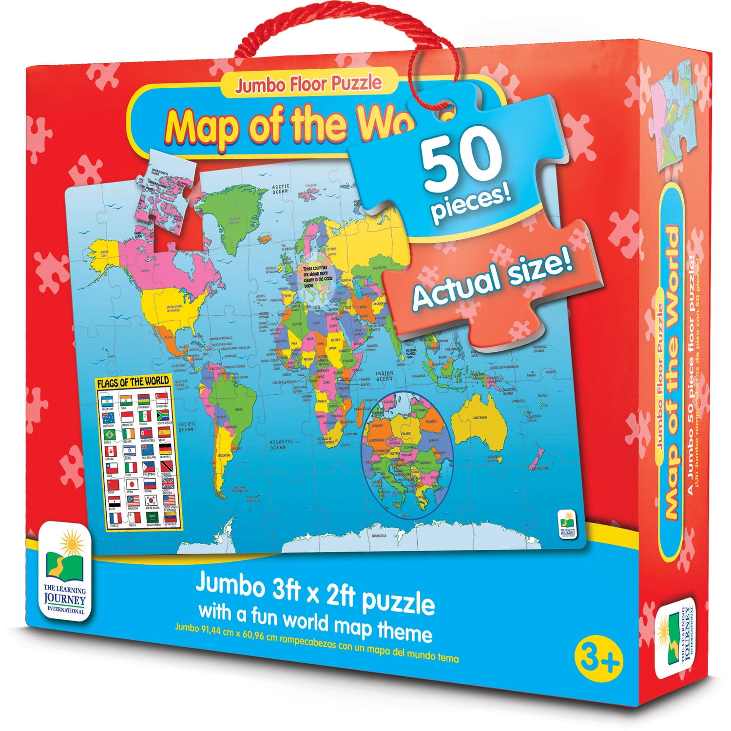 The Learning Journey Jumbo Floor Puzzles Map Of World | Floor Roma