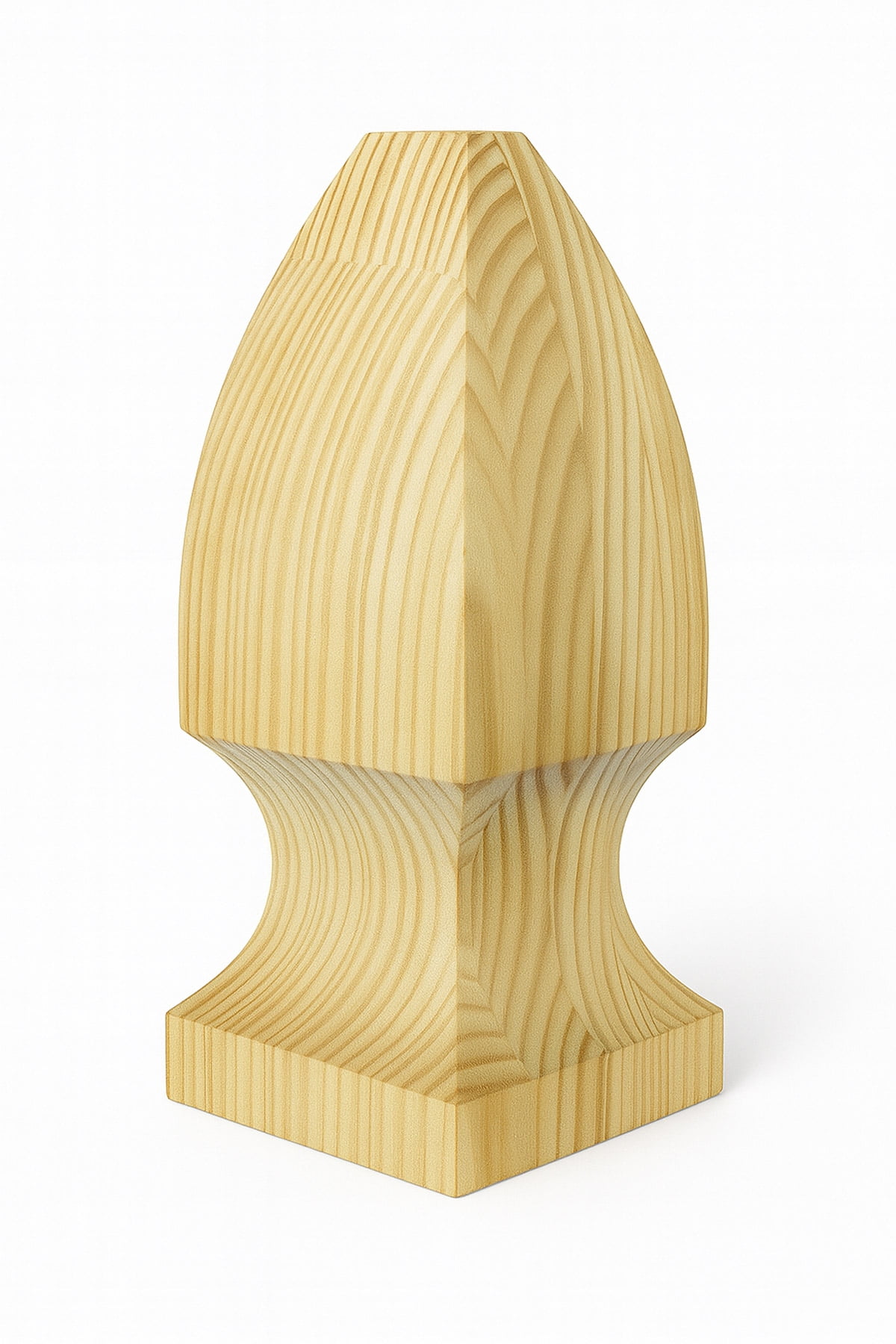 Jumbo French Gothic Post Finial – Treated Pine, Fits 6x6 Wood Post ...