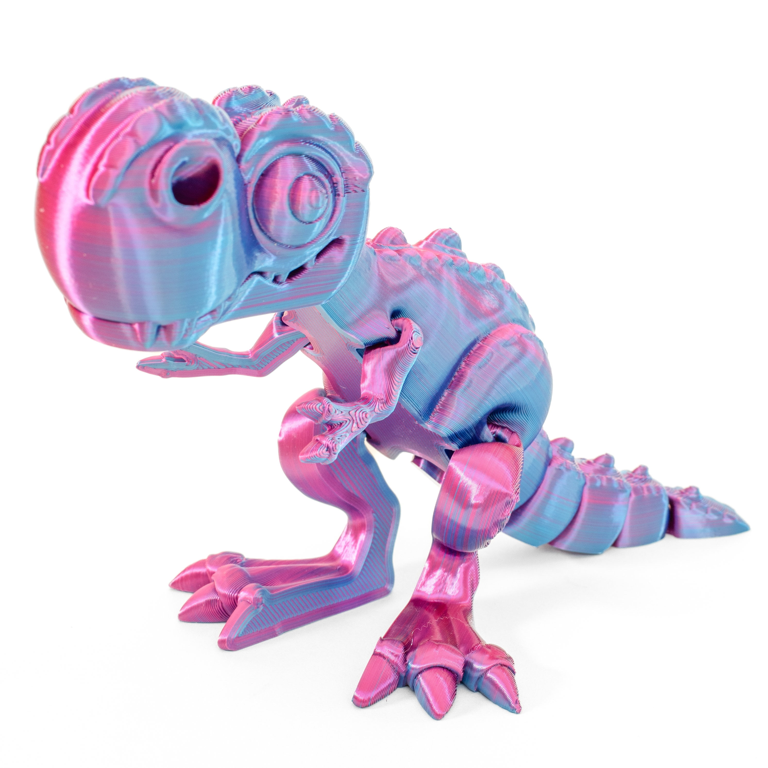 Jumbo Friendly Fidget Dinosaur T-Rex | Flexible Articulating 3d Printed ...