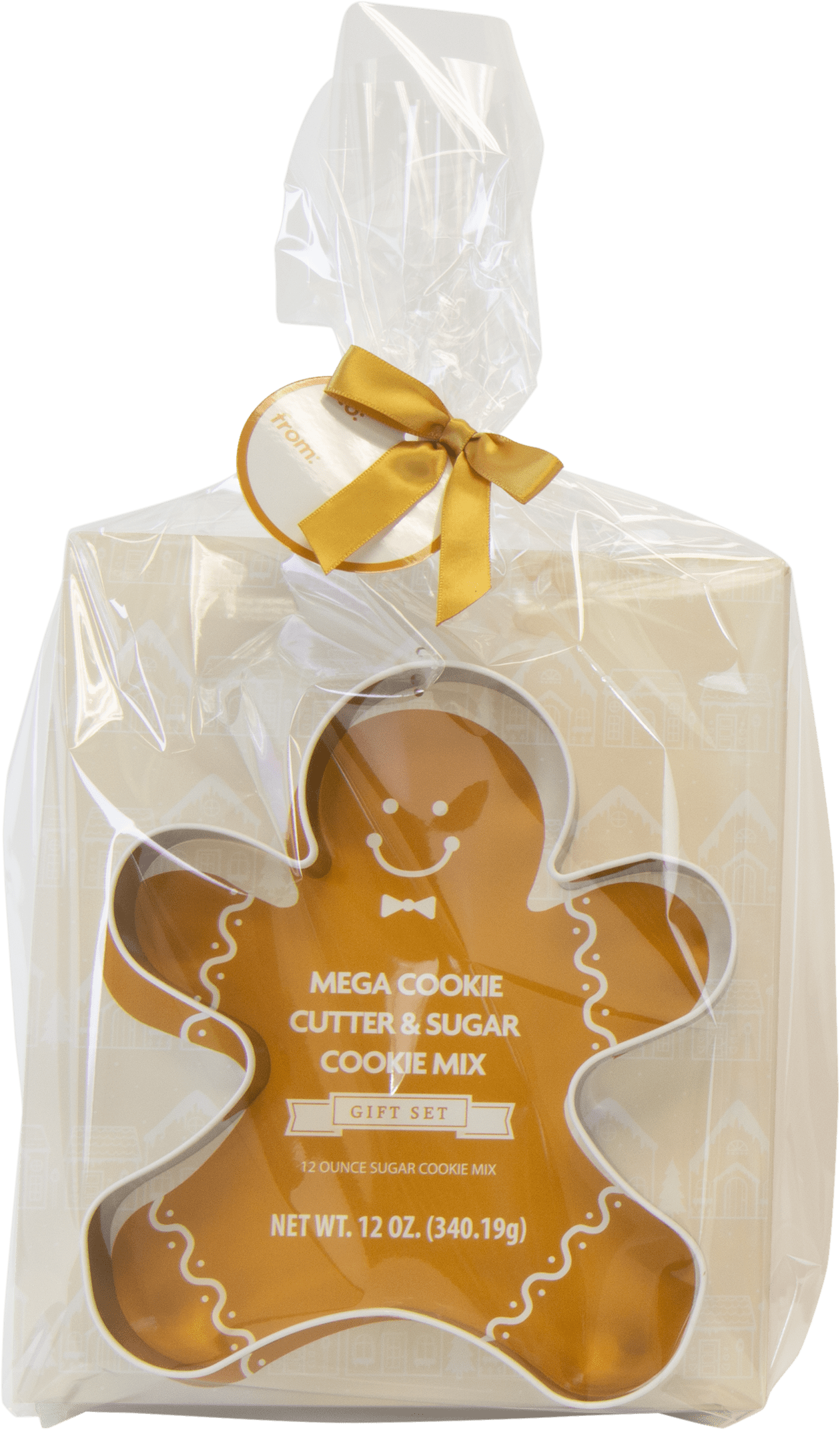 Jumbo Gingerbread Cookie Cutter w/Sugar Cookie Mix - Walmart.com
