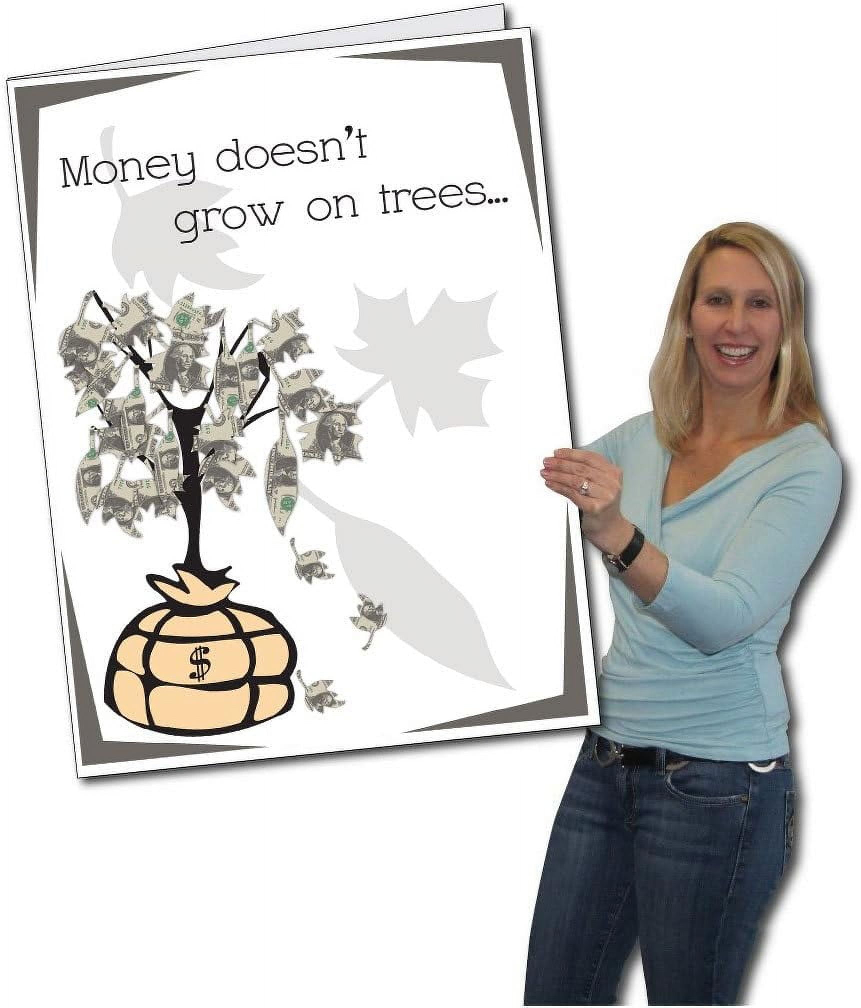 Jumbo Greeting Cards: Giant Birthday Card (Money Tree) 2 feet x 3 feet ...