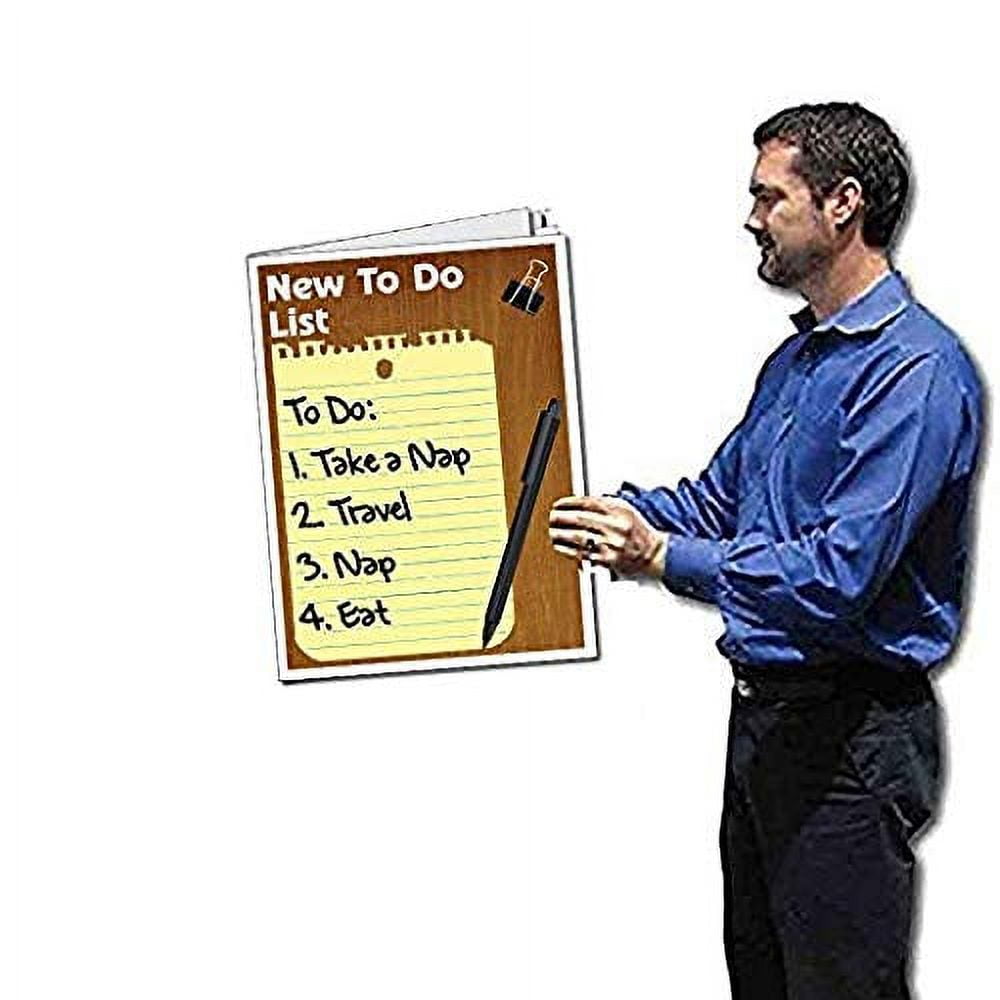 Jumbo Greeting Cards: Giant Retirement Card (To Do List), 18 inches x ...