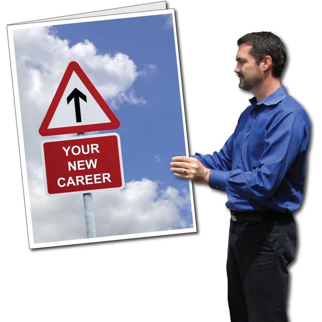 Jumbo Greeting Cards: Huge Congratulations Card (Road Sign), 2 feet x 3 ...