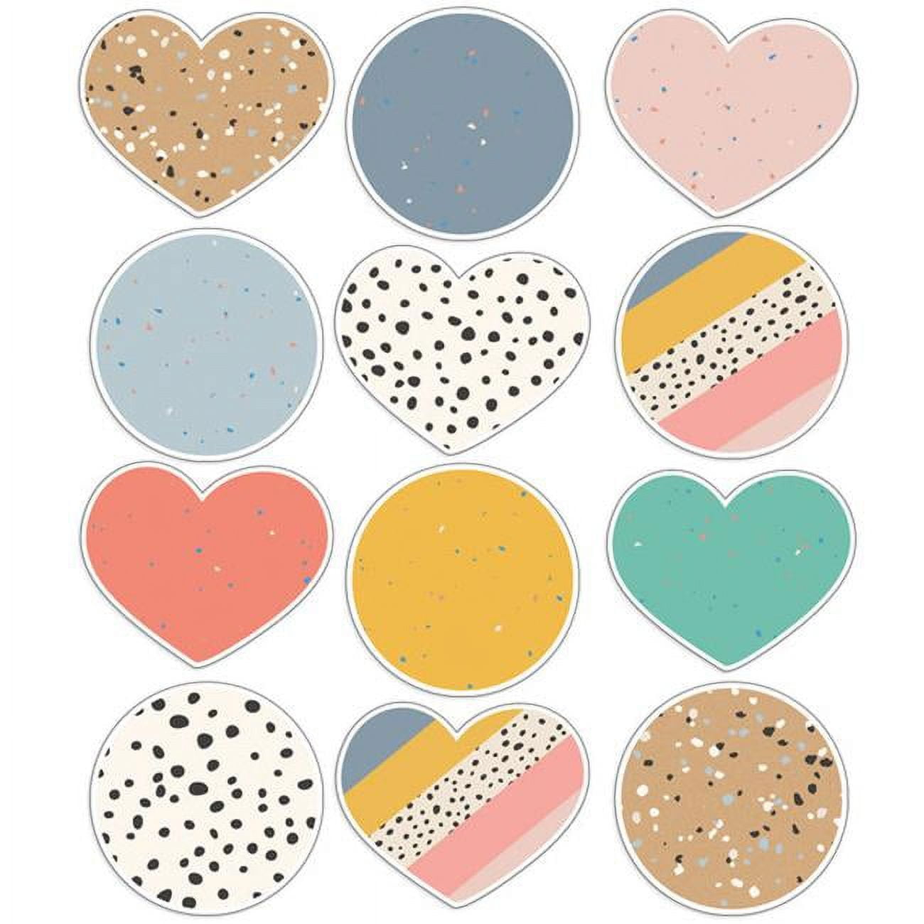 Jumbo Hearts & Dots Cut Outs - Pack of 3 - Walmart.com