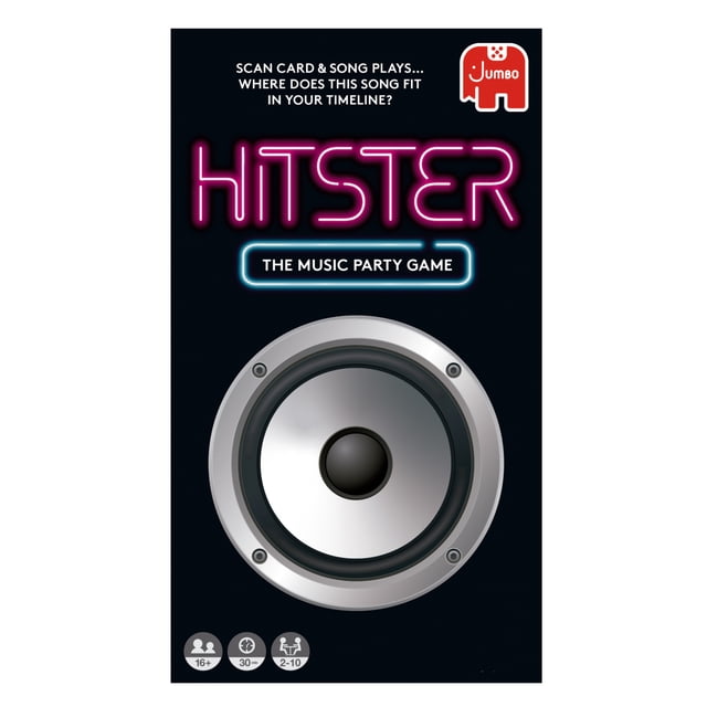 Hitster - The Music Party Card Game, Fun Music Quiz Card Game, 4-10 ...