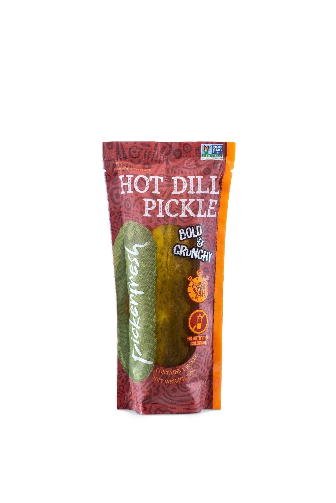 Jumbo Hot Dill Pickle 12 Pack - Walmart.com