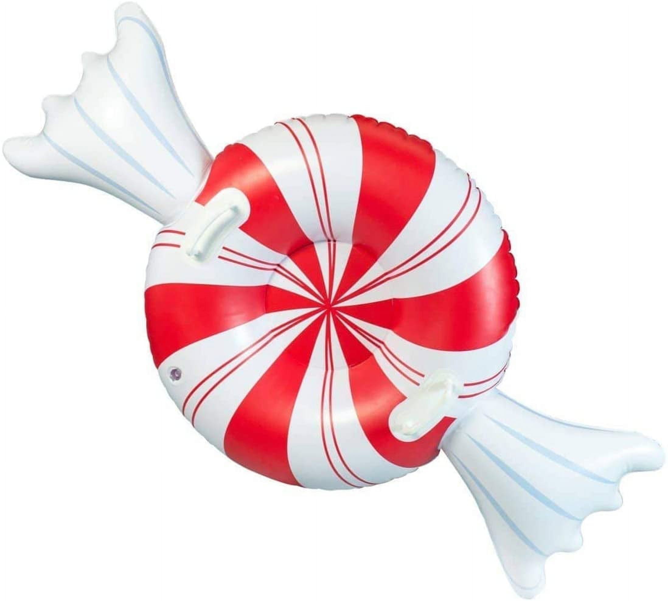 Jumbo Inflatable Peppermint Candy Snow Sled Sized 42 inch. - Walmart.com