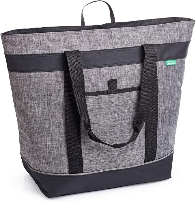 Jumbo Insulated Cooler Bag Charcoal with HD Thermal Insulation ...