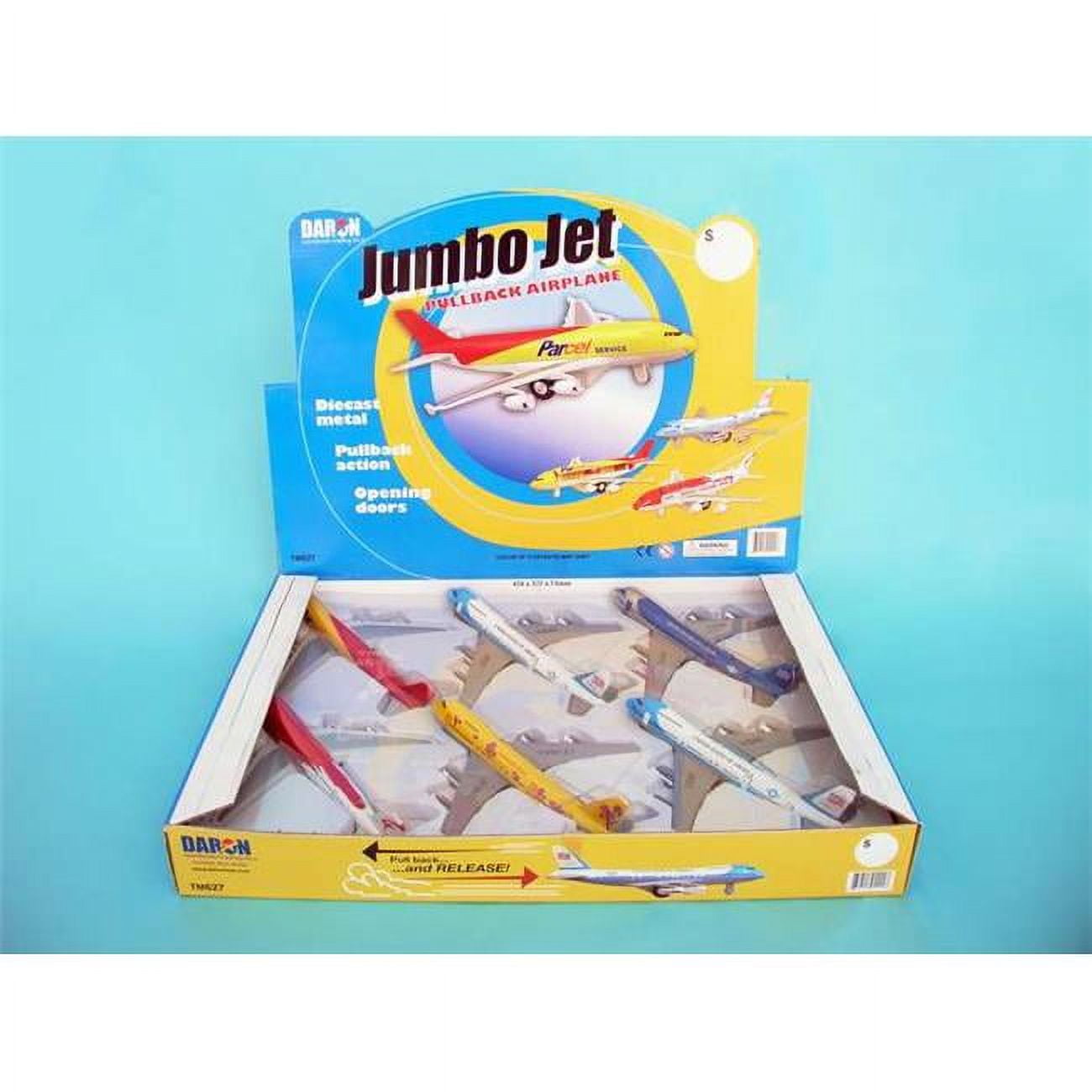Jumbo Jet Pullback Toy - 6 Piece Assortment - Walmart.com