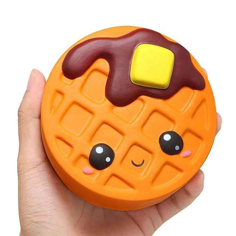 Jumbo Kawaii Popcorn Fries Panda Squishy Cake Deer Milk Squeeze Toys ...