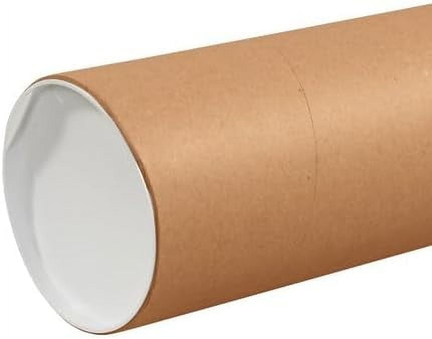 Jumbo Kraft Mailing Tube with End Caps - 6" x 48",.125" thick Art ...