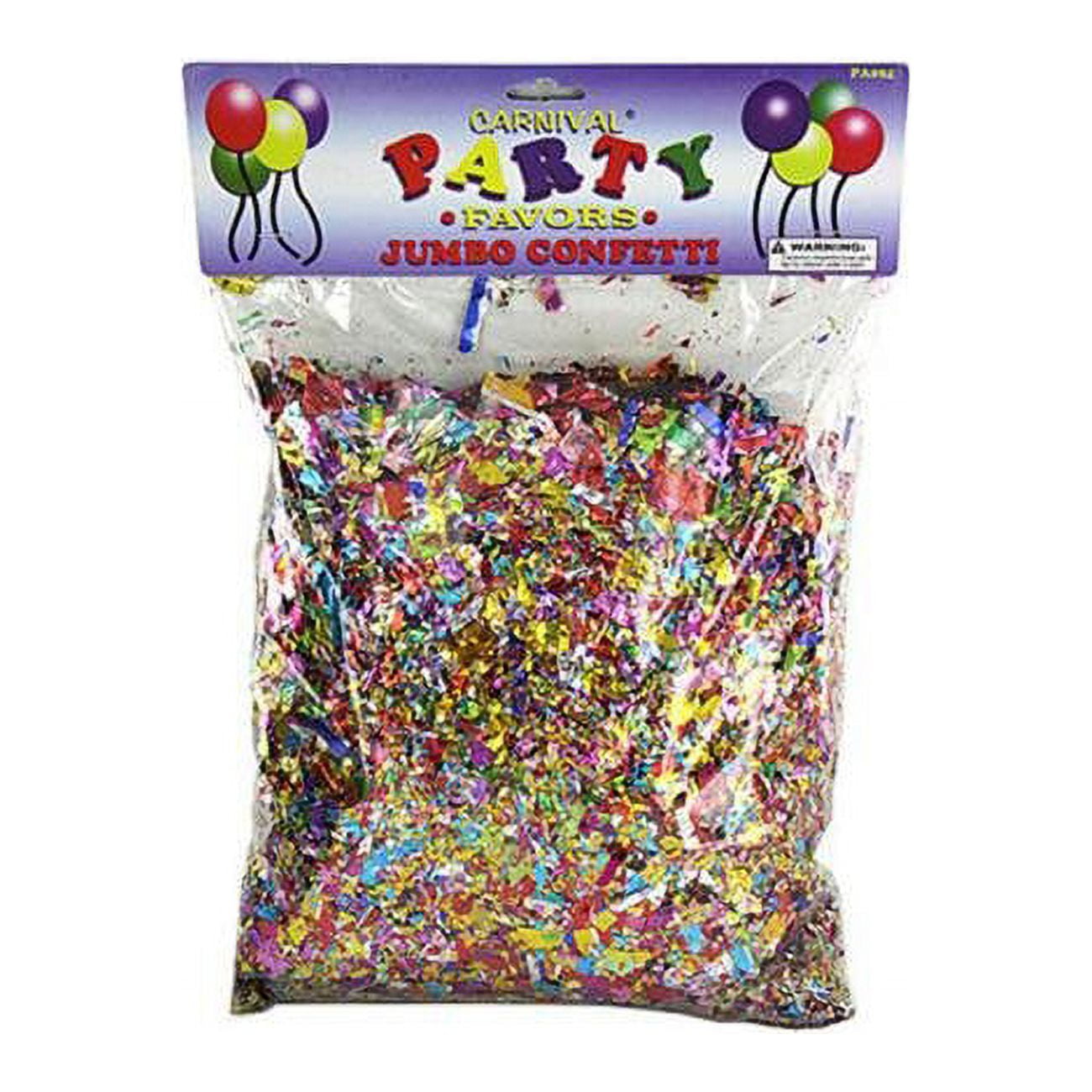 Jumbo Metallic Confetti Pack - Case of 24 - Walmart.com