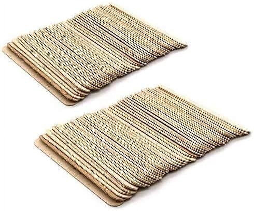 Jumbo Natural Craft Wood Stick 100 Pieces Long Craft Sticks Wood ...