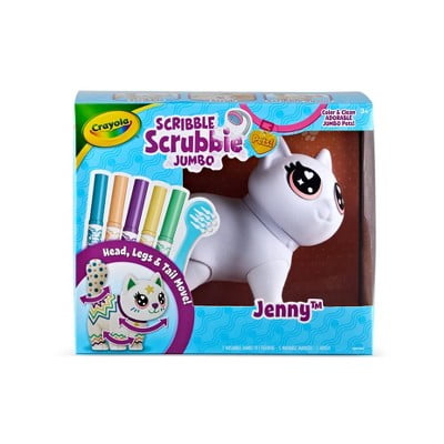 Jumbo Pet Cat- Jenny: Drawing & Coloring Kit, Markers, Christmas, Ages ...