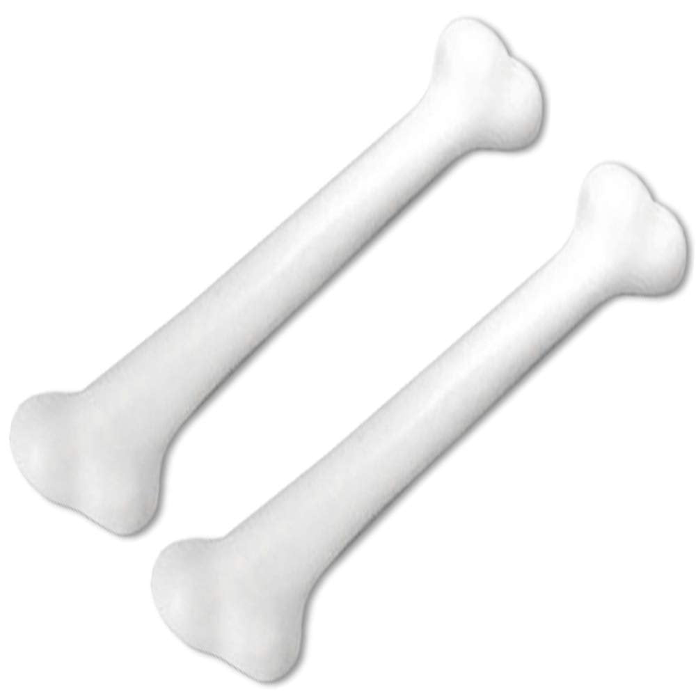 Jumbo Plastic Human Bone 2 Pack Halloween Props Fake Bones for ...