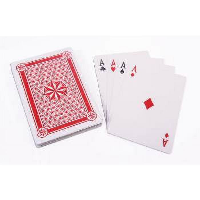 Jumbo Playing Cards-Upc Sticke - Walmart Business Supplies
