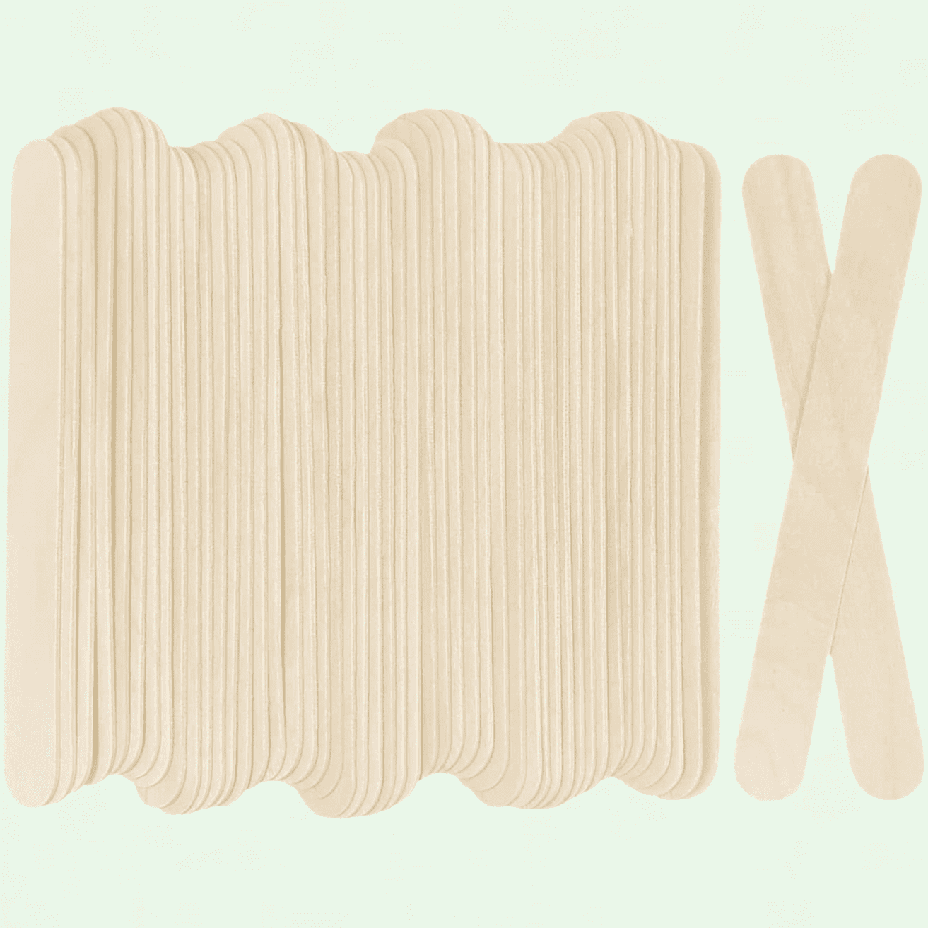 Jumbo Popsicle Sticks, 100Pcs Wooden Craft Sticks 6” x 3/4”, DIY Crafts ...