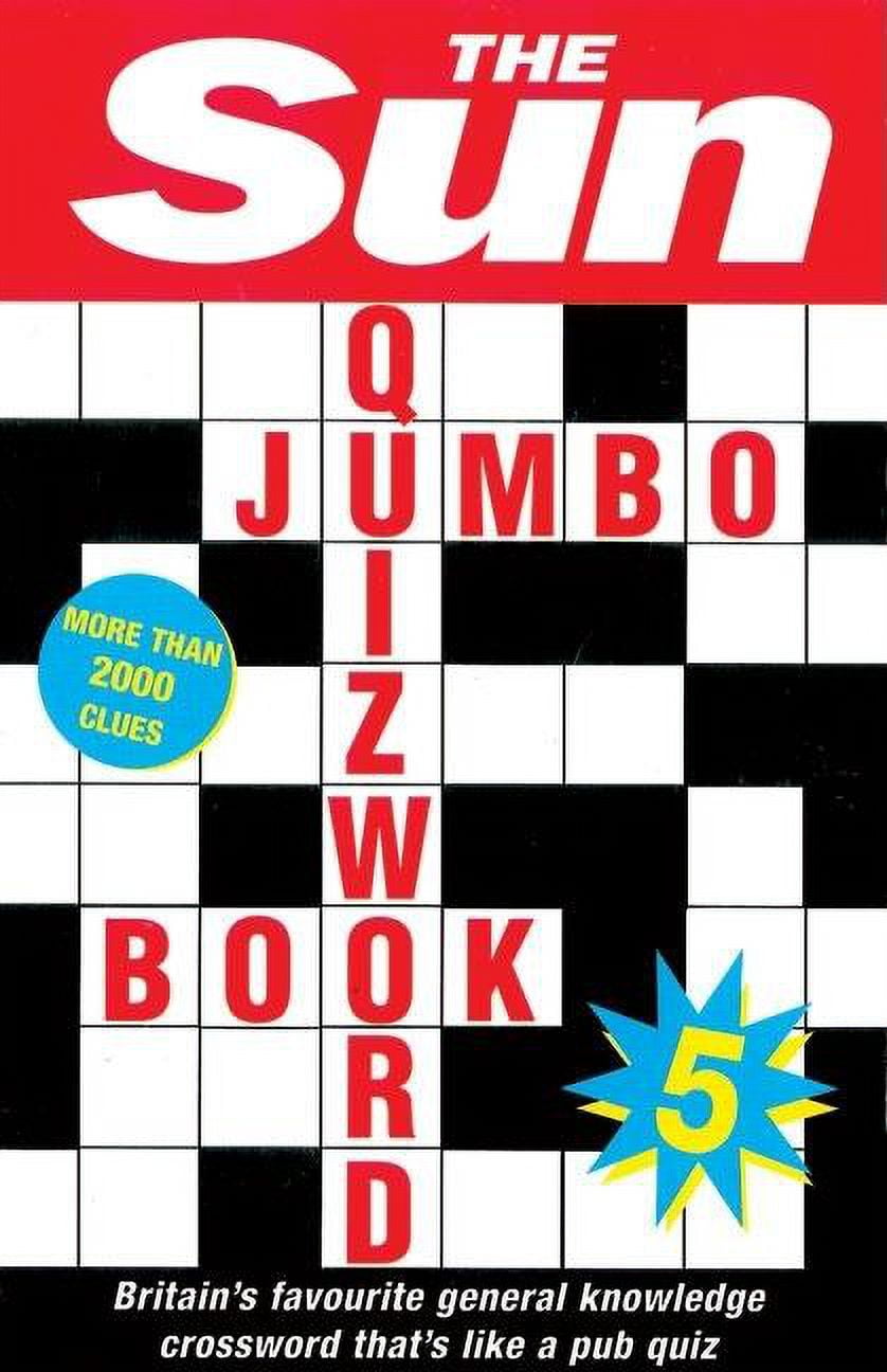 Jumbo Quizword Sun Jumbo Quizword Book 5, Book 05, (Paperback ...