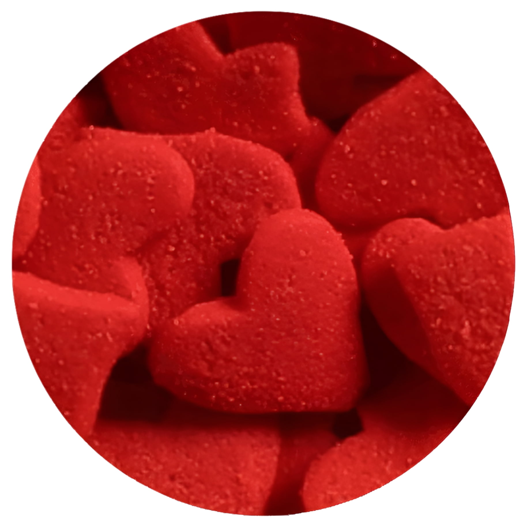 Jumbo Red Heart Shape Sprinkles - 4oz for Cake and Cookie Decorating ...