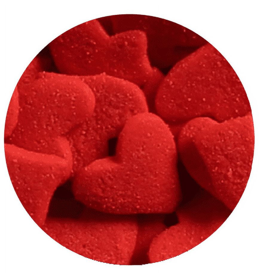 Large Decorating Jumbo Red Heart Shape Sprinkles - 8oz - Walmart.com