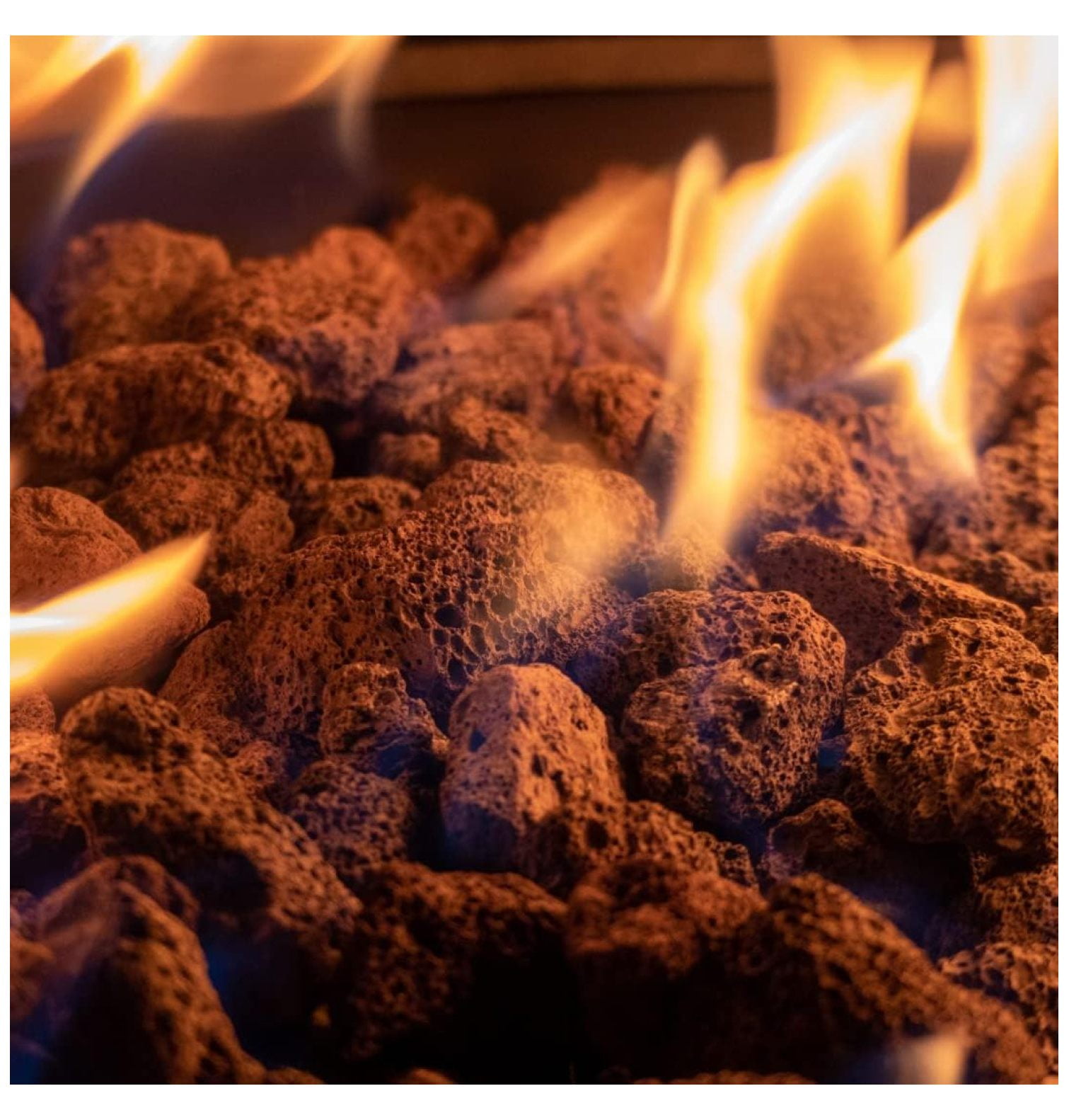 Jumbo Red Lava Rock | Hand-Sorted | Grilling-Grade and High-Heat | Safe ...