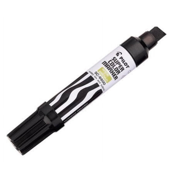 Jumbo Refillable Permanent Marker, Chisel Tip, Black - Walmart.com