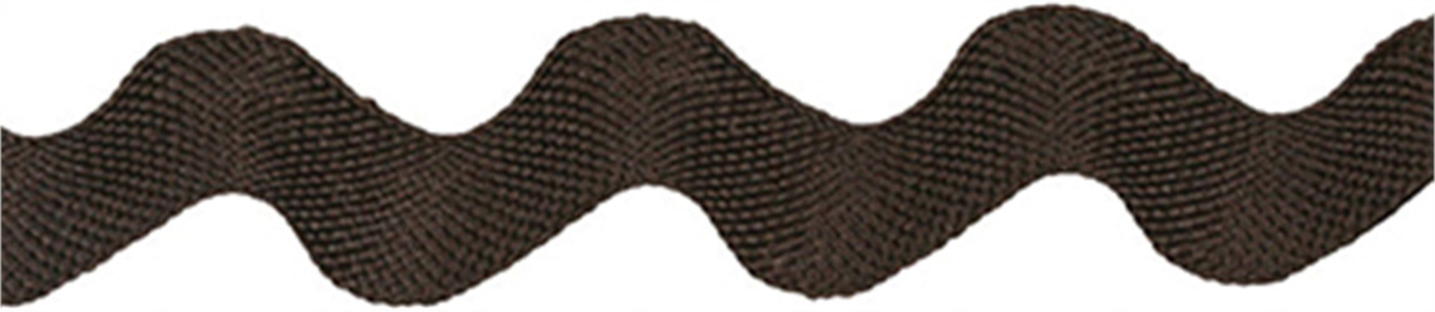Jumbo Rick Rack Trim 1-1/2"X18yd-Brown - Walmart.com