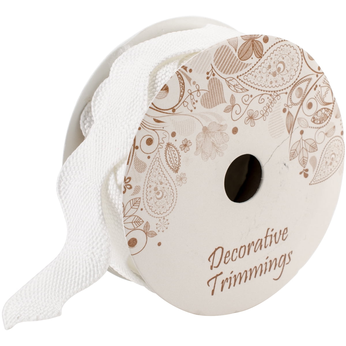 Jumbo Rick Rack Trim 1-1/8" X 6ft - Whit - Walmart.com